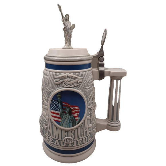 Avon | Dining | 202 Avon America The Beautiful Lidded Stein Statue Of ...